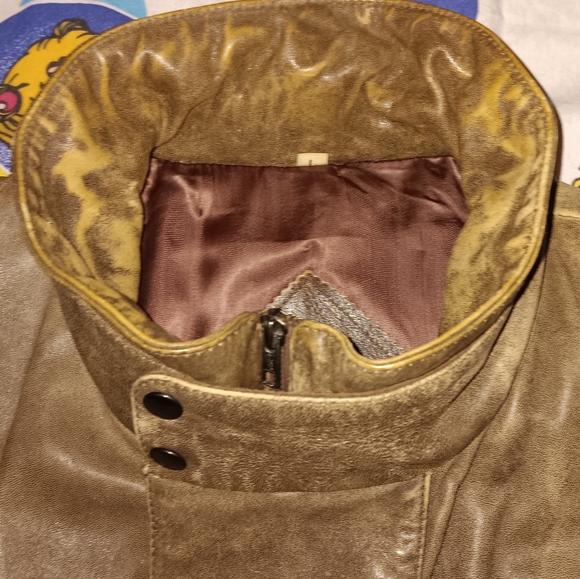 Vintage | Jackets & Coats | 9s Hollywood Laugh Factory Italian Leather ...